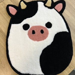 MADE TO ORDER: Cow Squishmallow Rug - Etsy