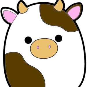 MADE TO ORDER: Cow Squishmallow Rug - Etsy