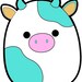 MADE TO ORDER: Cow Squishmallow Rug - Etsy