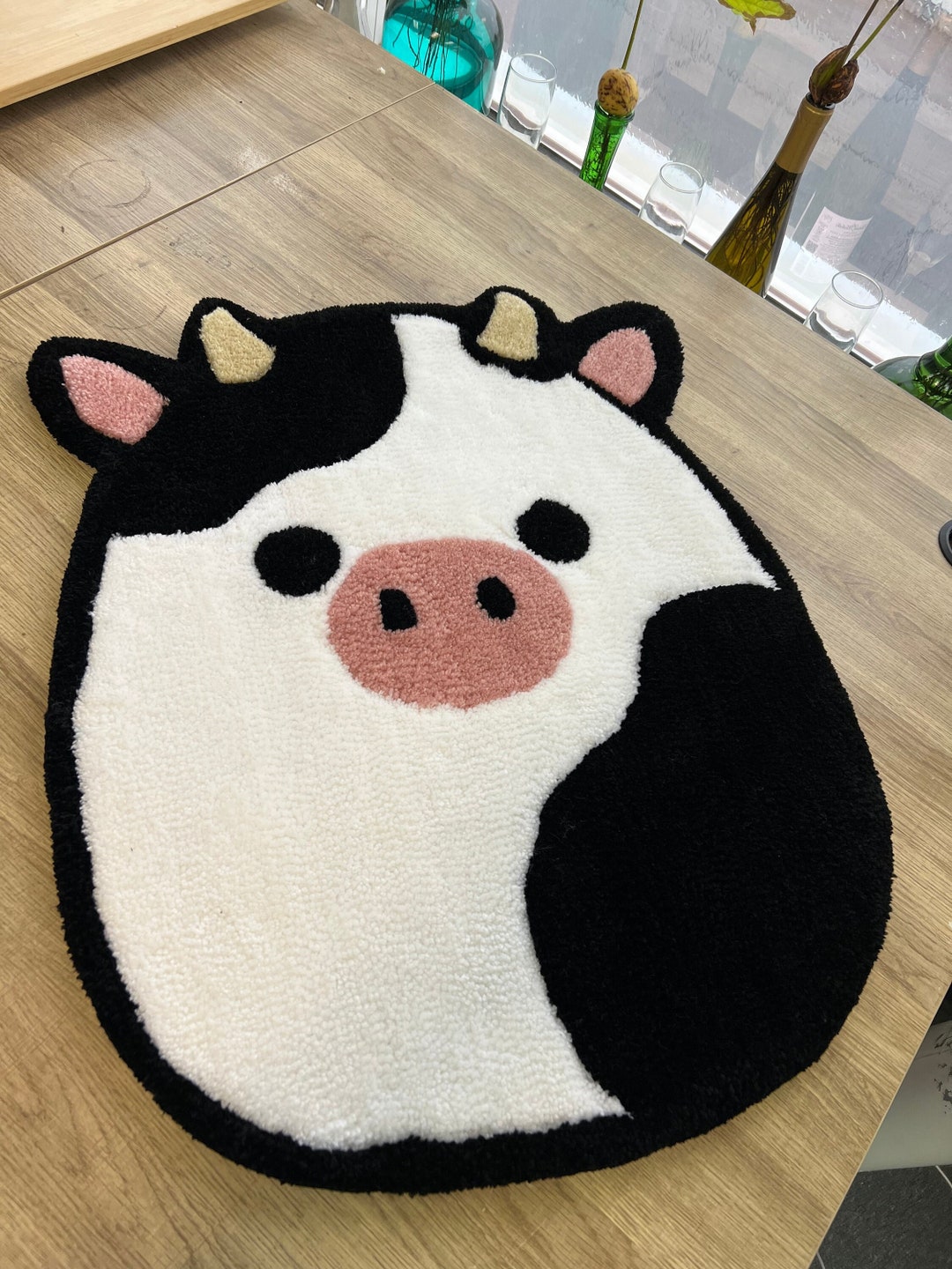 MADE TO ORDER: Cow Squishmallow Rug - Etsy