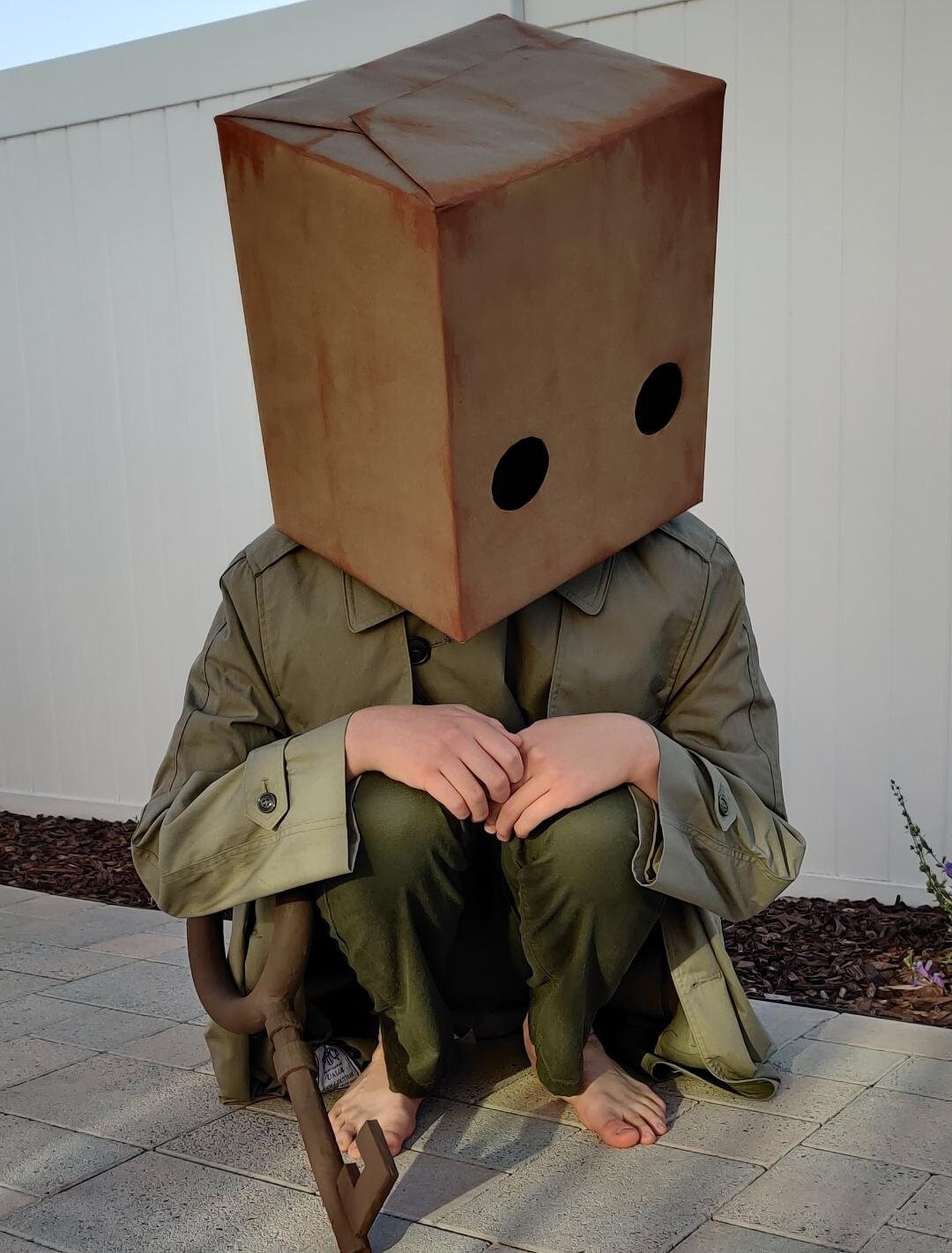 Little Nightmares 2 Mono Cosplay Mask Head - Etsy Australia