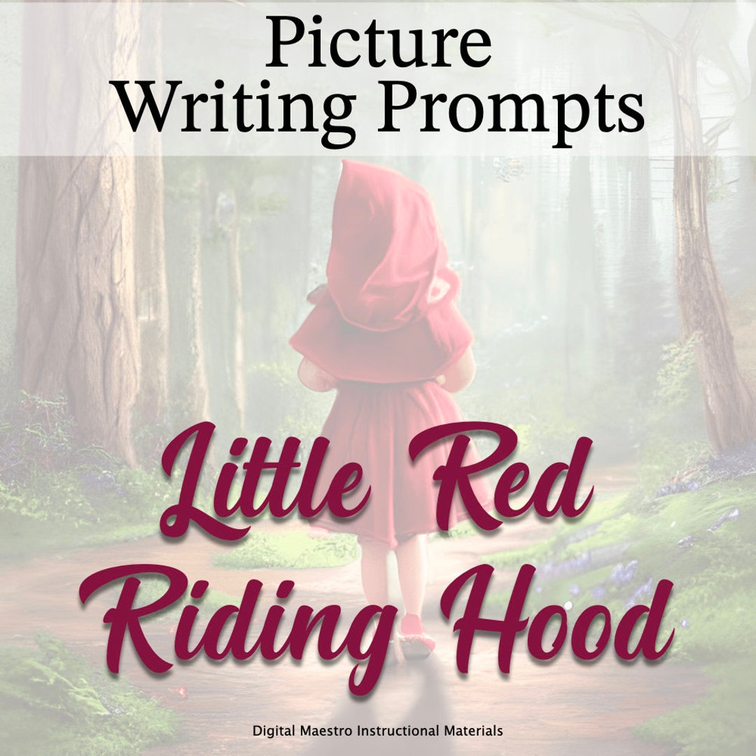 Little Red Riding Hood Picture Writing Prompts 2 - Etsy