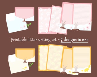 Sakura Letter Paper - Etsy