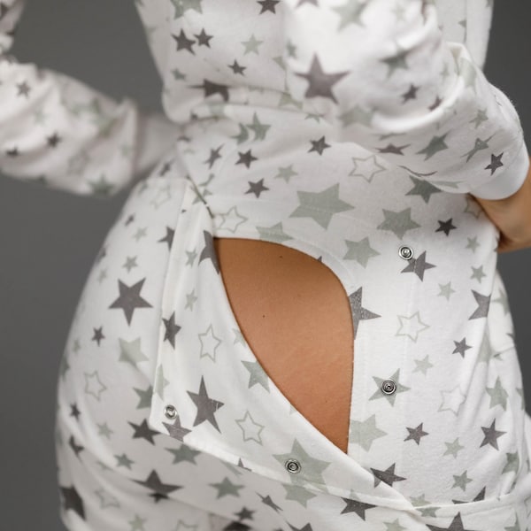 Back Flap Pajamas - Etsy