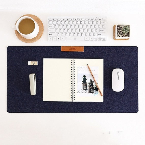 Minimalist Home Office Desk Mat Multiple Colours - Etsy