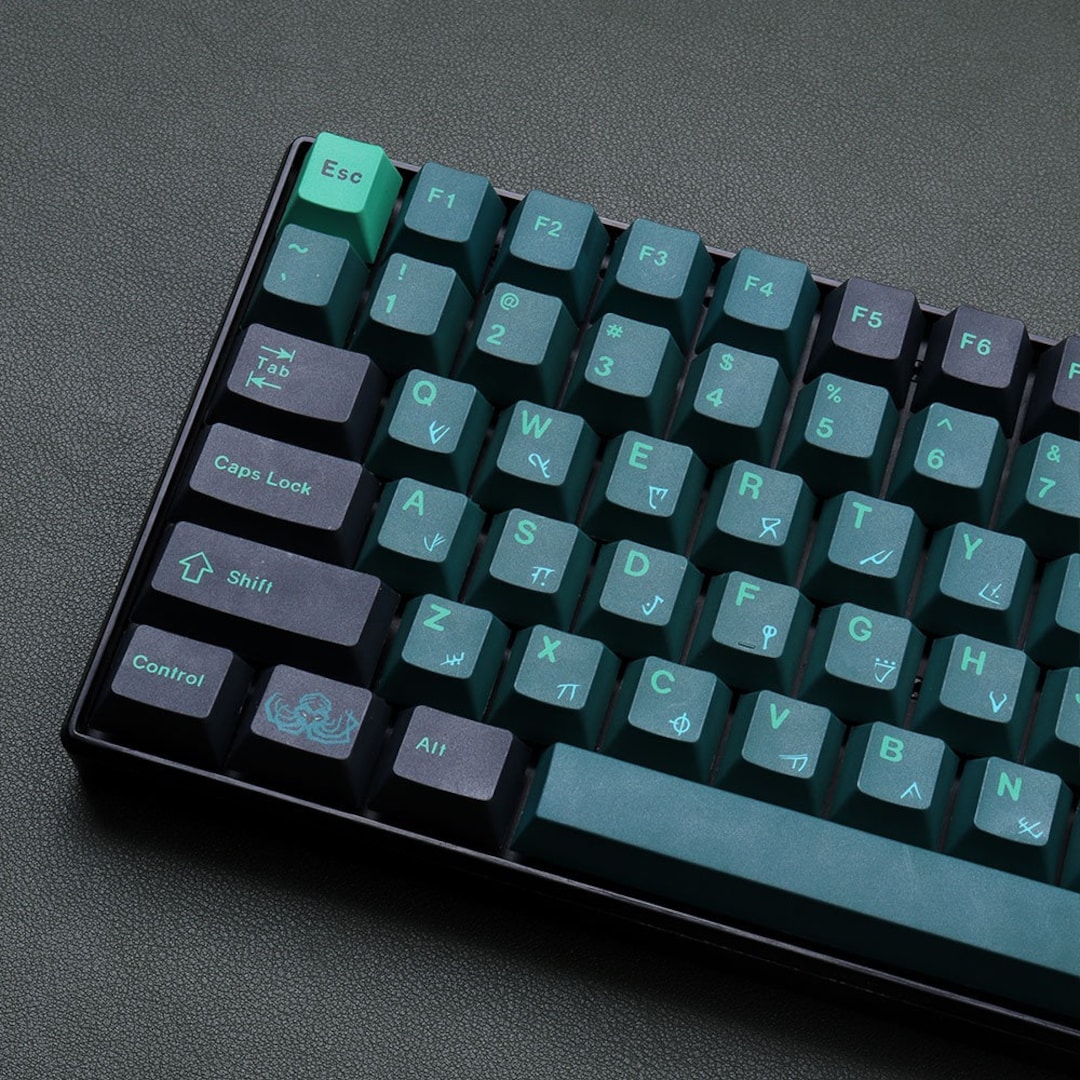 GMK Terror Below Styled / 129 Keys / Dye-sub Cherry Profile / Keycaps ...