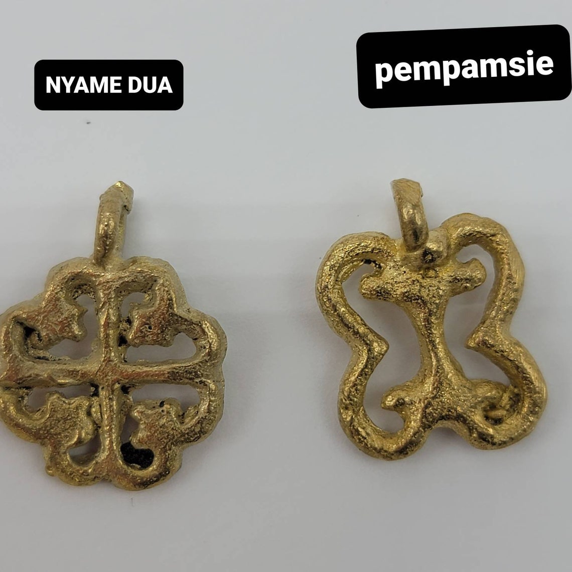 Adinkra Charms Ashanti Brass Beads - Etsy