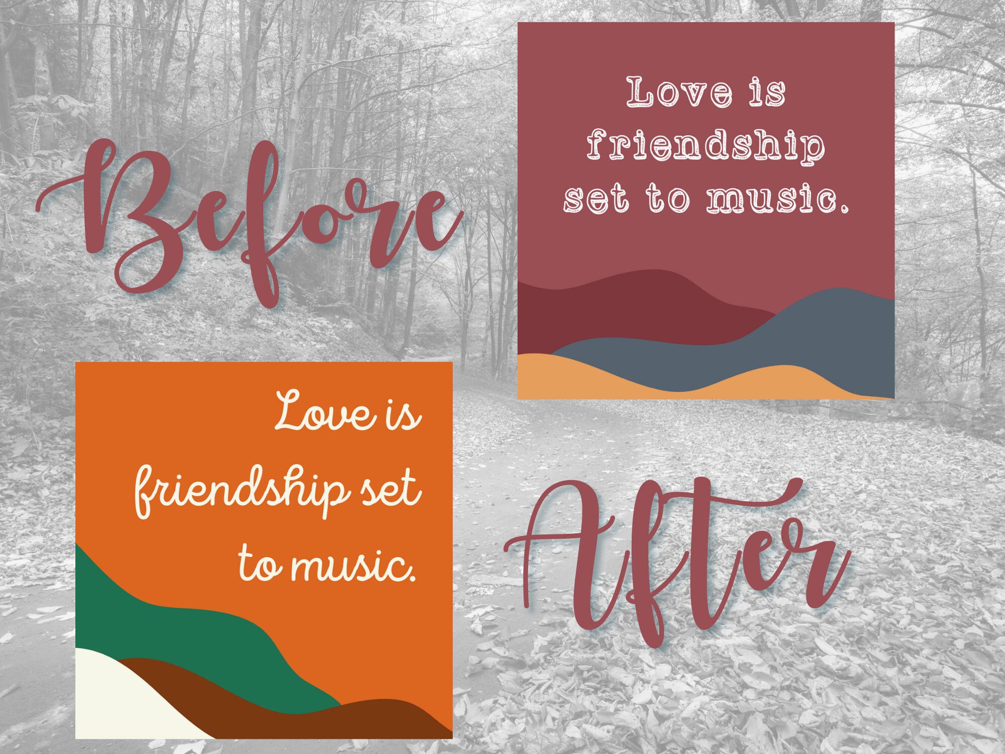 20 Fall Instagram Post Templates for Musicians & Music Studios - Etsy