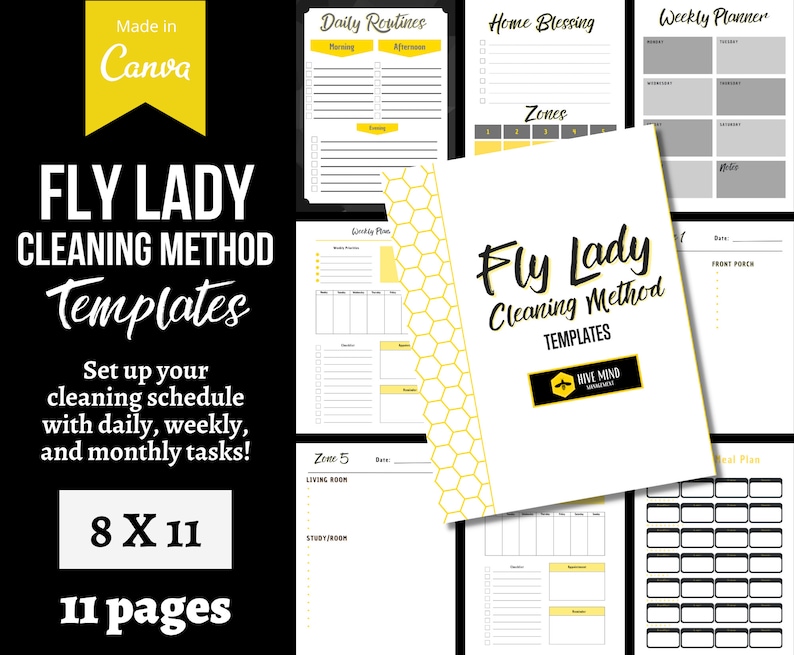 Flylady Cleaning Method Templates · Organizational Journal · Home ...