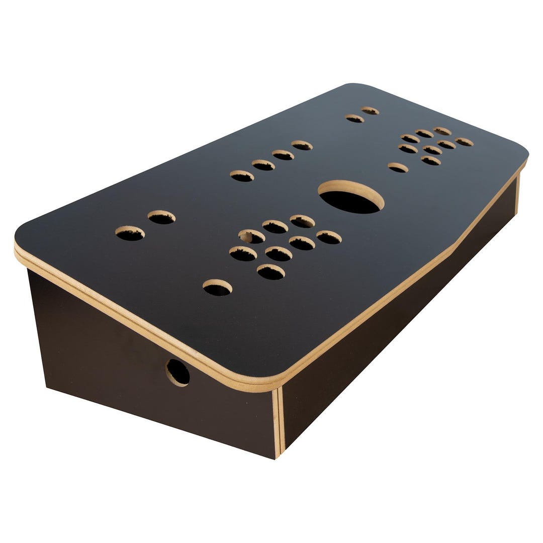 2 Player Control Panel Arcade Cabinet Flat Pack Kit - Black - Etsy