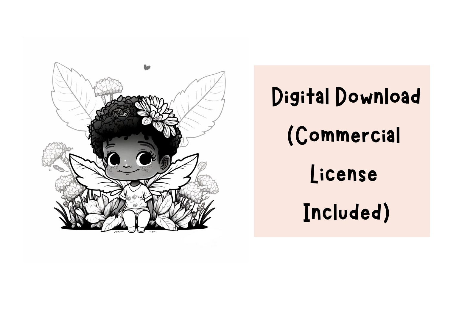 30 Fairy Digital Stamps, Fairy PNG, Coloring Page, Card Making, Fairy ...