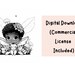 30 Fairy Digital Stamps, Fairy PNG, Coloring Page, Card Making, Fairy ...