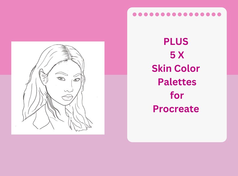 Women Procreate Coloring Pages, Procreate Coloring Page, Procreate ...