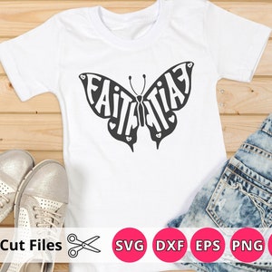 Faith Butterfly Svg, Butterfly Svg, Faith Svg, Butterfly Cut File ...