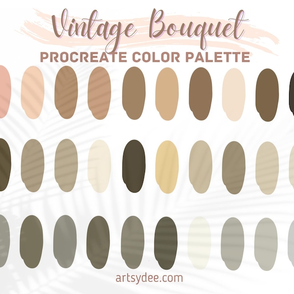 Abstract Boho Color Palette - Etsy