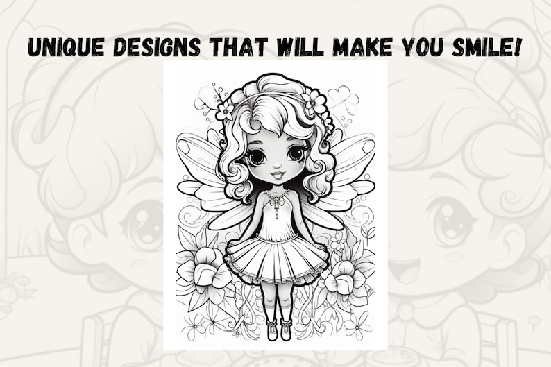 Chibi Fairies Coloring Page, Cute Chibi Coloring Pages for Girls, Cute ...