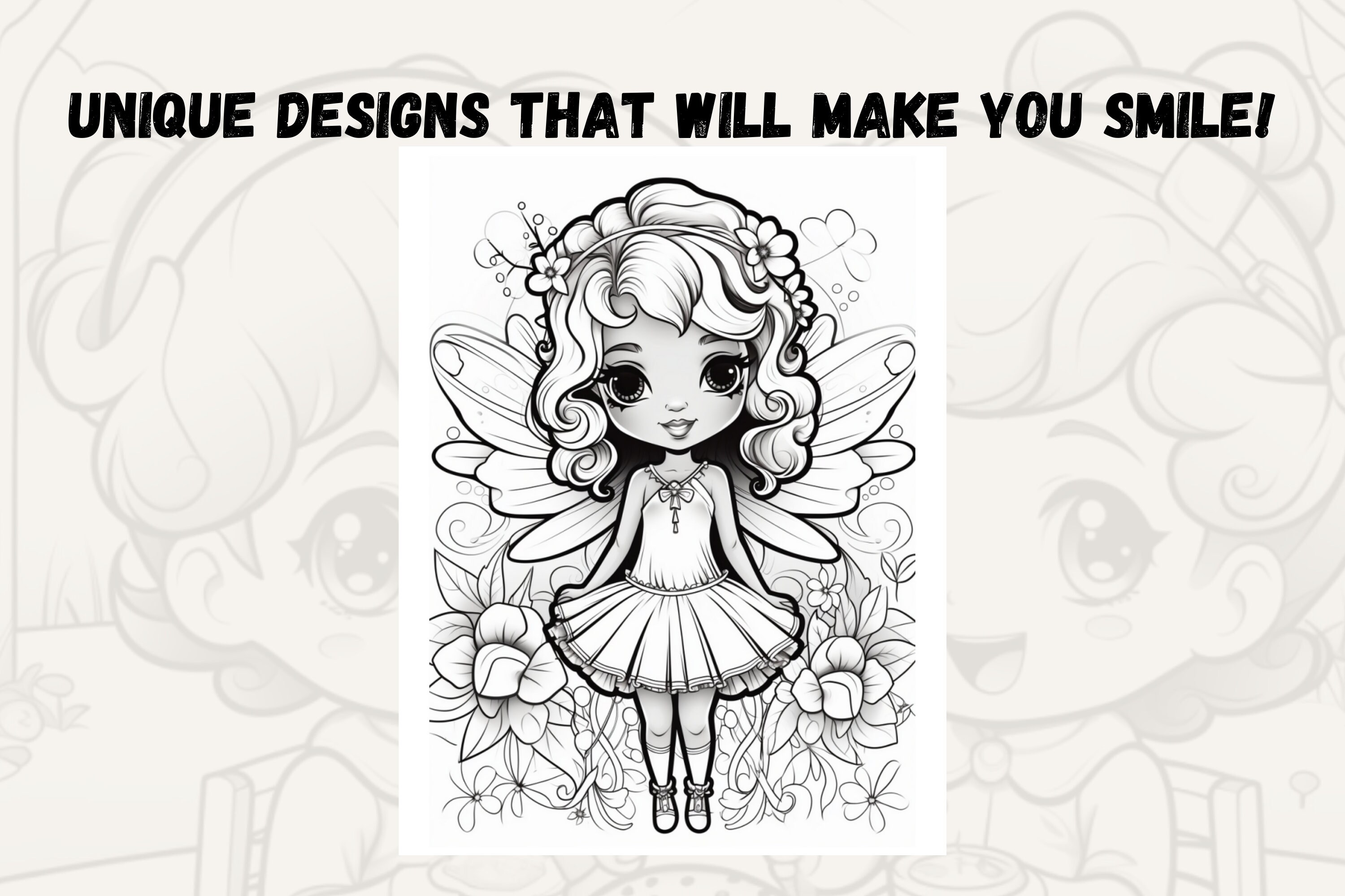 Chibi Fairies Coloring, Cute Chibi Coloring Pages for Girls, Cute Girl ...