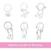 26 Chibi Stamps Procreate, Chibi Poses Procreate, Procreate Anime ...