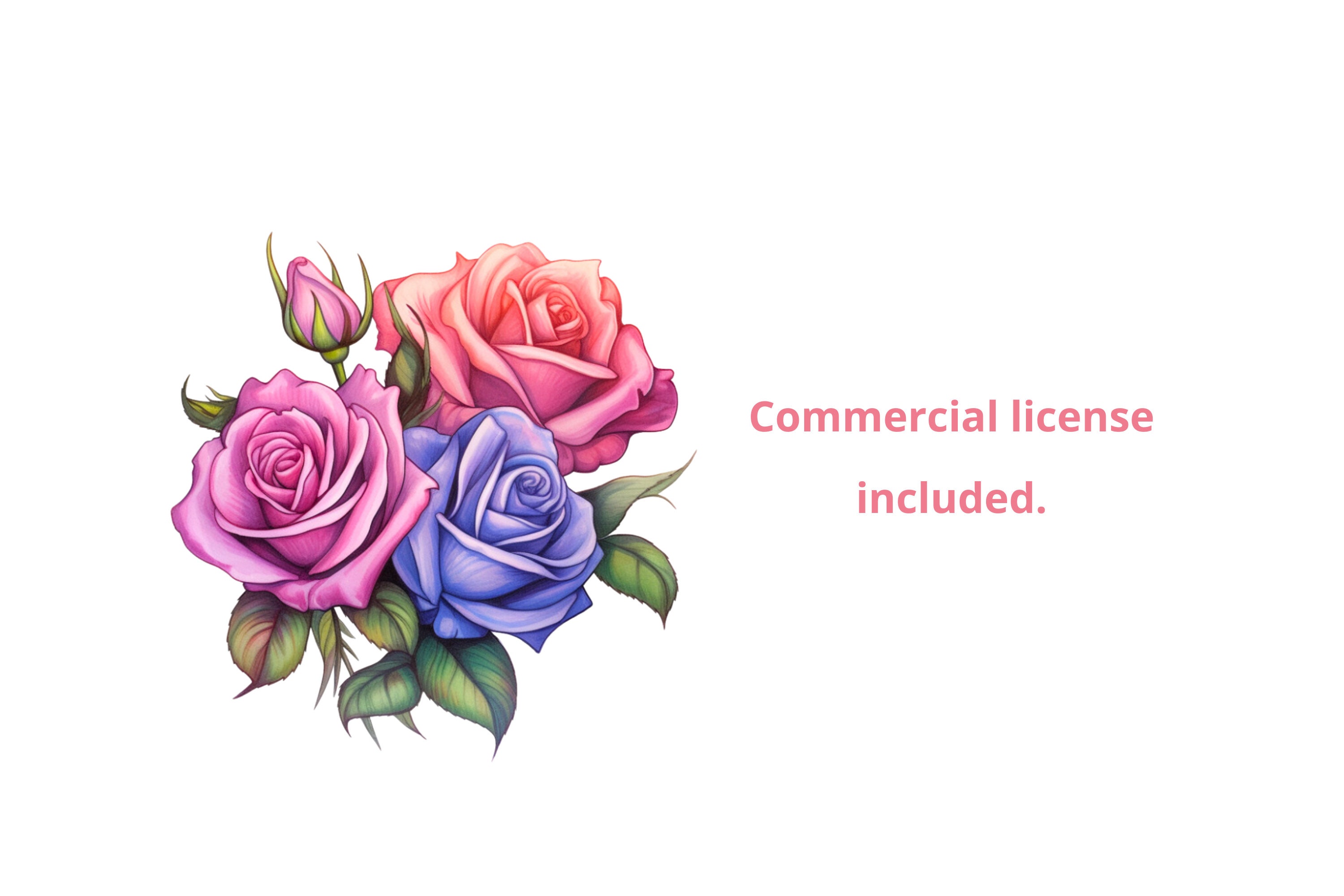 Rose Digital Stamps, Rose Digi Stamp, Digtal Stamps, Digi Stamps, Digi ...