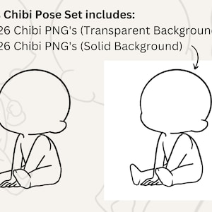 Chibi Body Stamp Wonderland: 26 Unique Chibi Base Poses, Chibi ...