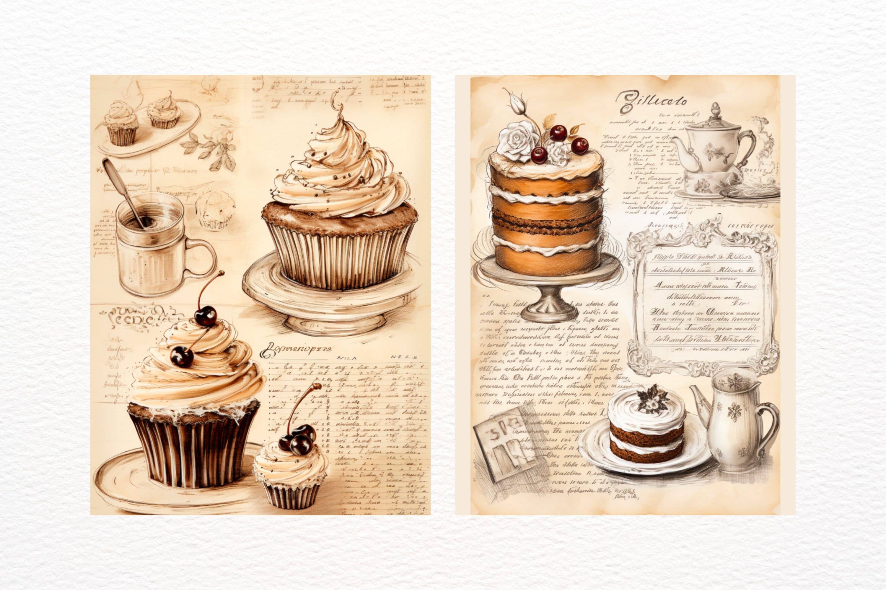 Baking Junk Journal, Baking Journal, Junk Journal Pages, Cooking Junk ...