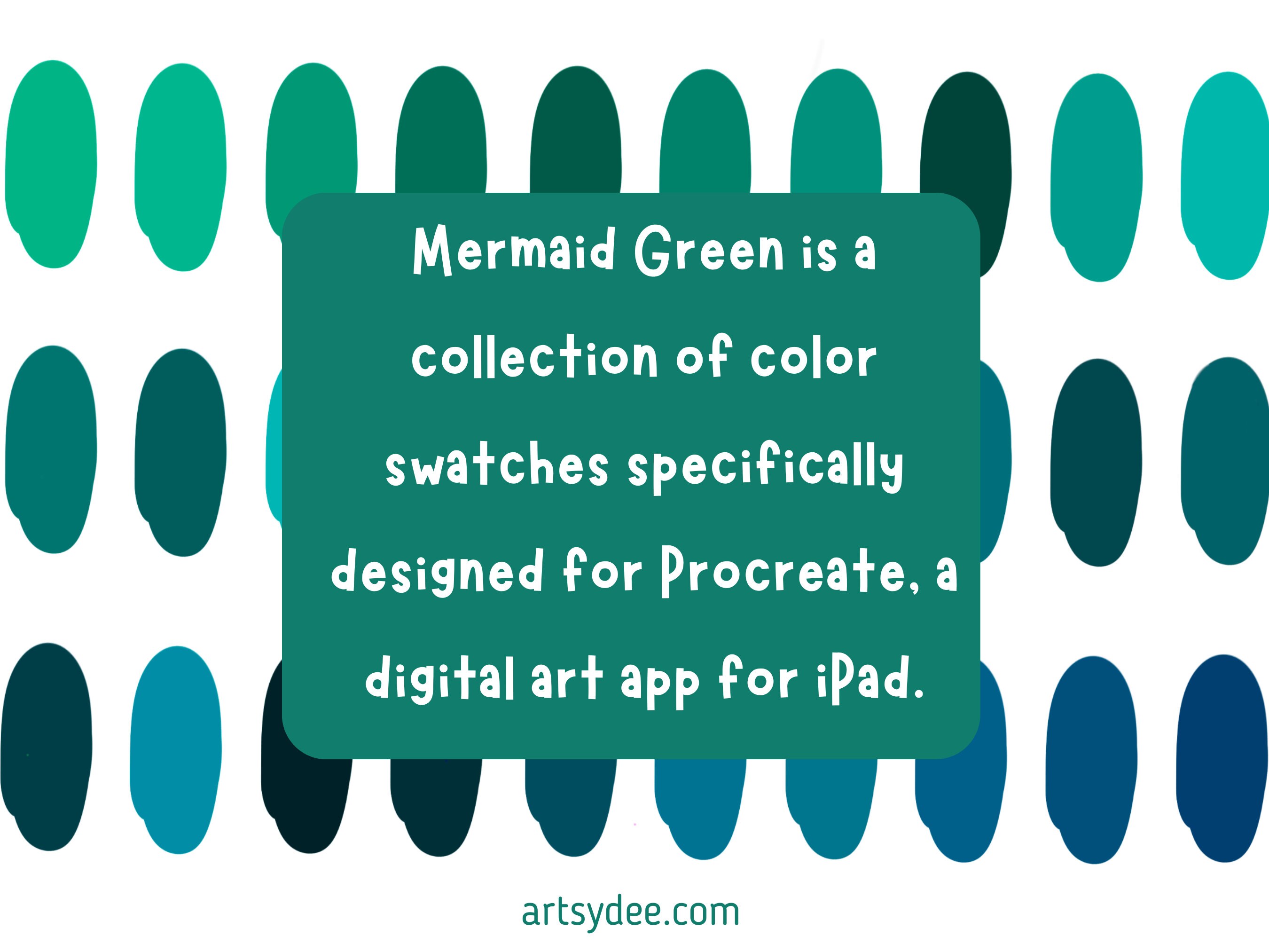 Sea Color Palette Procreate Procreate Green Ocean Color Palette