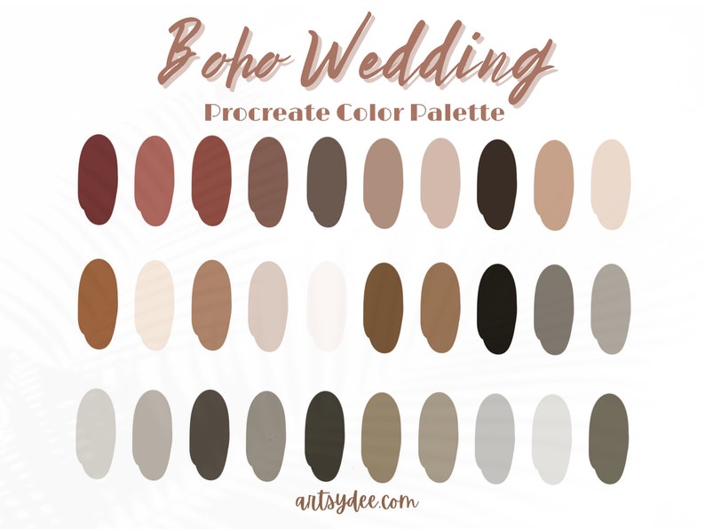Procreate Color Palette,color Palette Bundle, Procreate Swatches ...