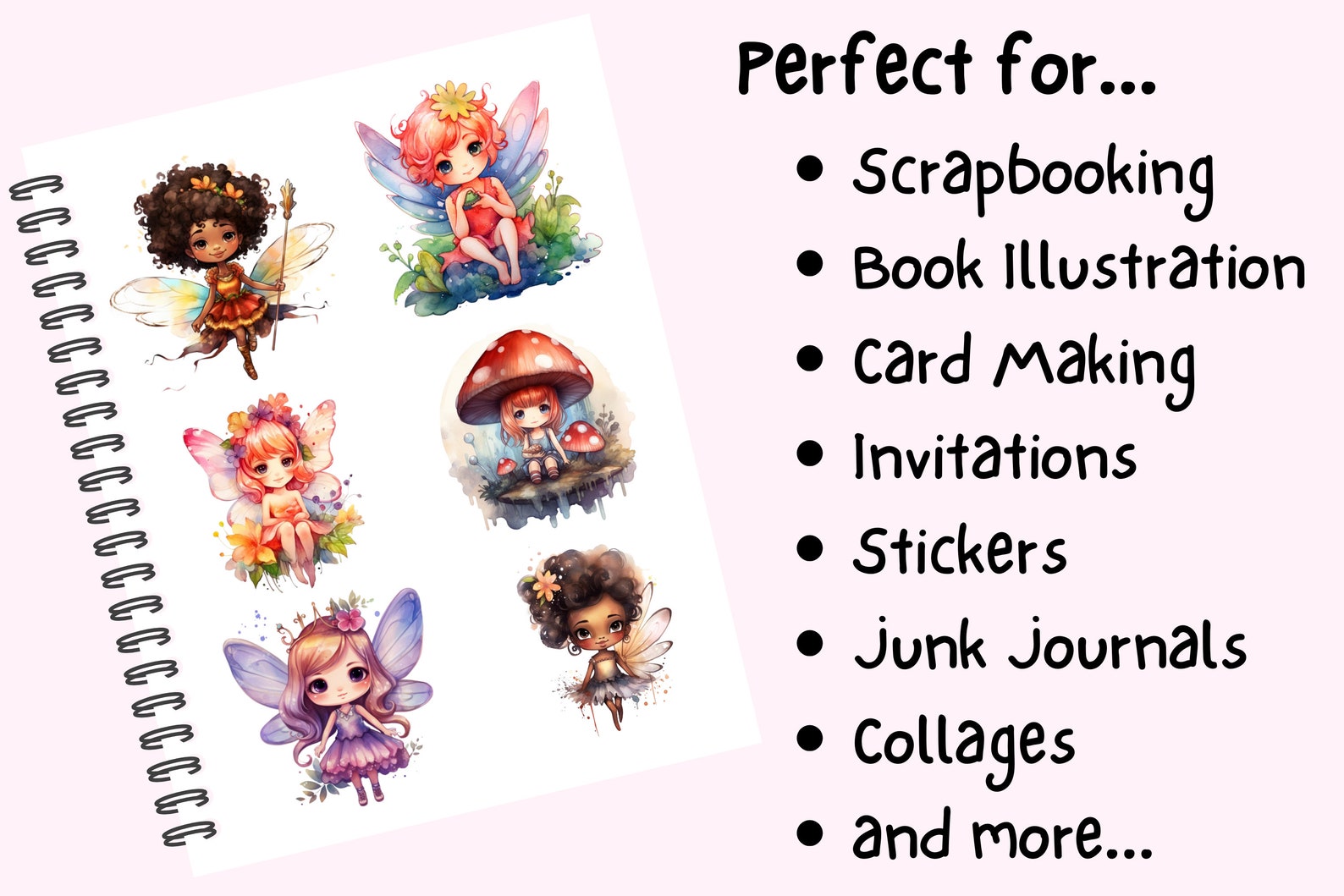 35 Chibi Fairy Clipart, Cute Chibi Fairy, Digital PNG, Cute Chibi ...