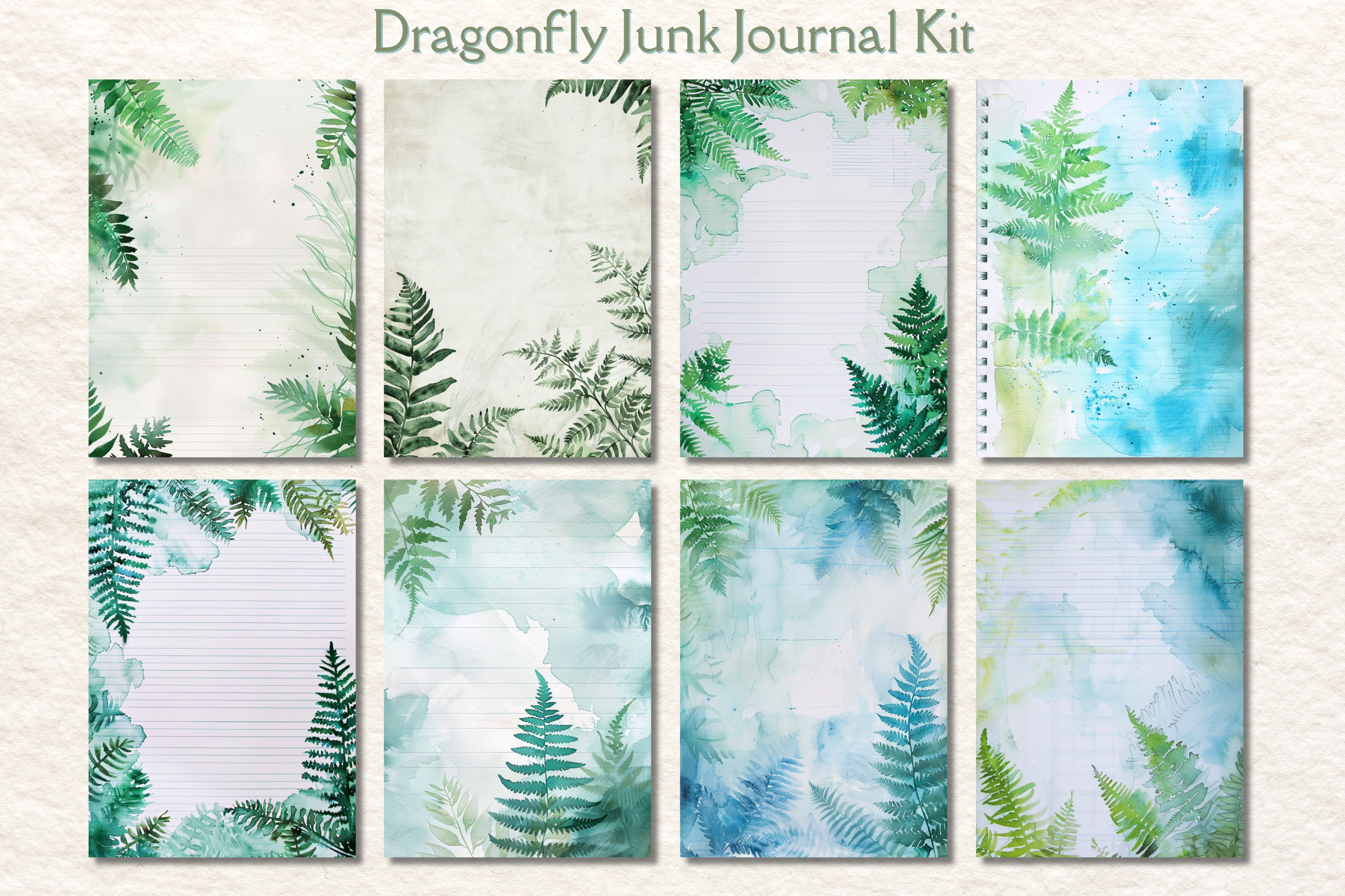 Dragonfly Junk Journal, Dragonfly Journal Paper, Junk Journal Kit, Junk ...