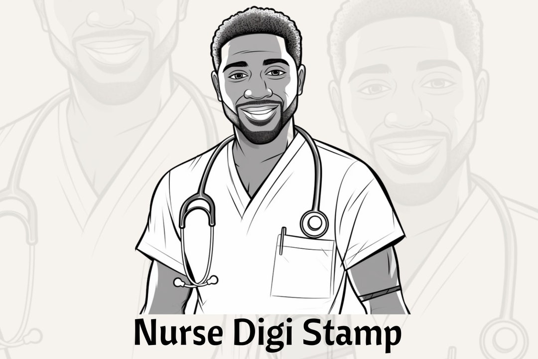 Digi Stamp Nurse, Digi Stamp, Male Nurse, Doctor, Card Making, Digital ...