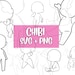 Chibi SVG / PNG, Chibi Poses, Anime SVG, Chibi Anime Svg, Chibi Anime ...