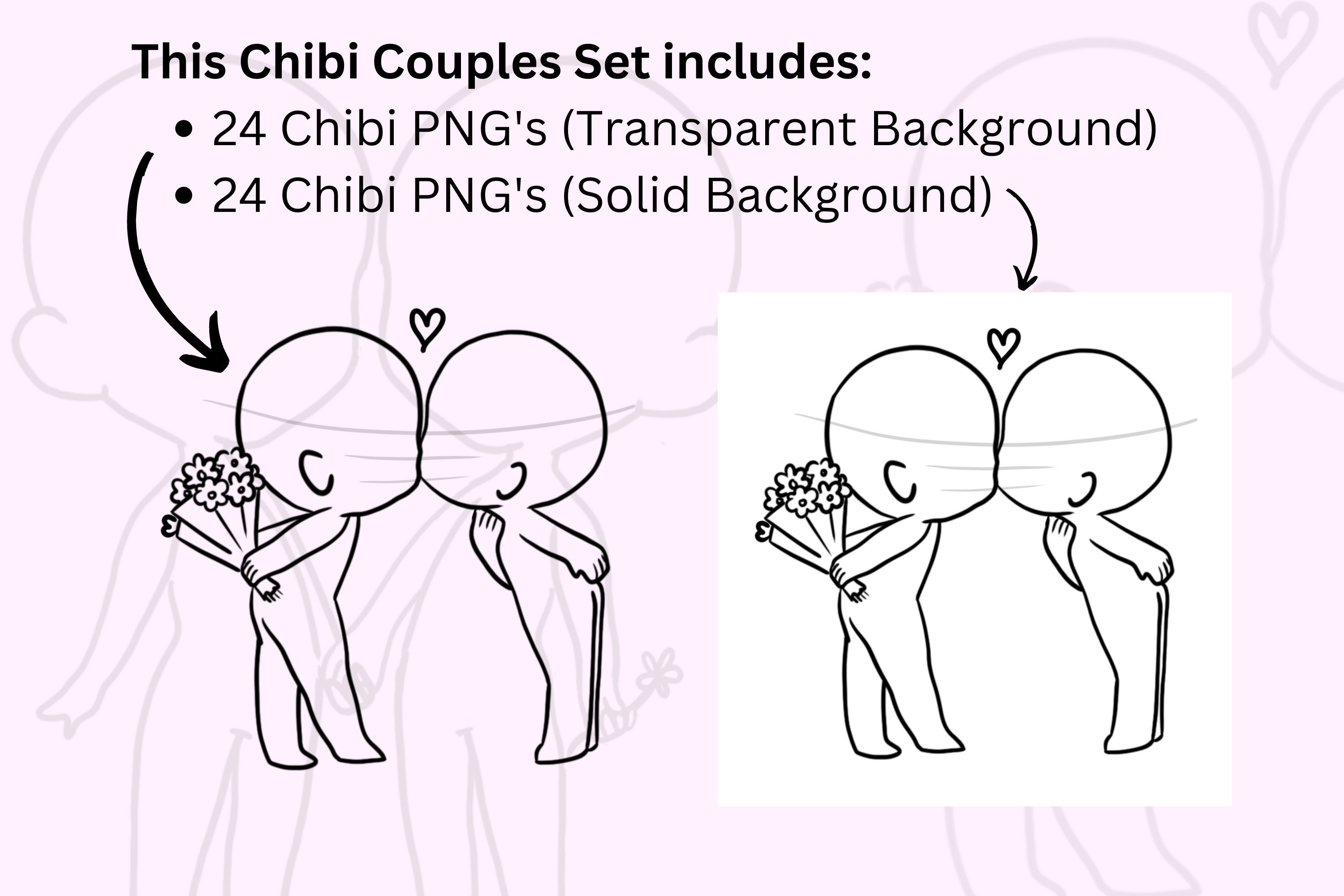 Chibi Body Stamps, Chibi Couple, Chibi Base, Chibi Anime Figure, Chibi ...