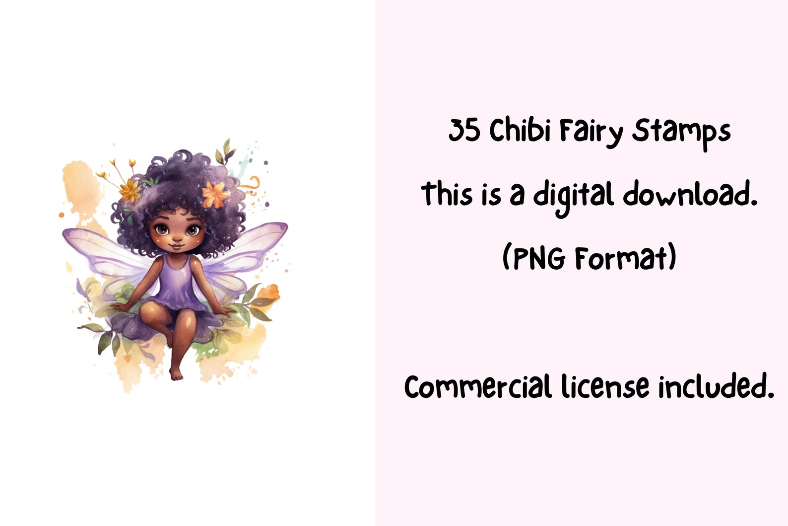 35 Chibi Fairy Clipart, Cute Chibi Fairy, Digital PNG, Cute Chibi ...