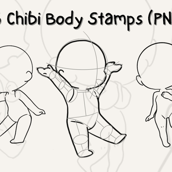 Chibi Body Base - Etsy