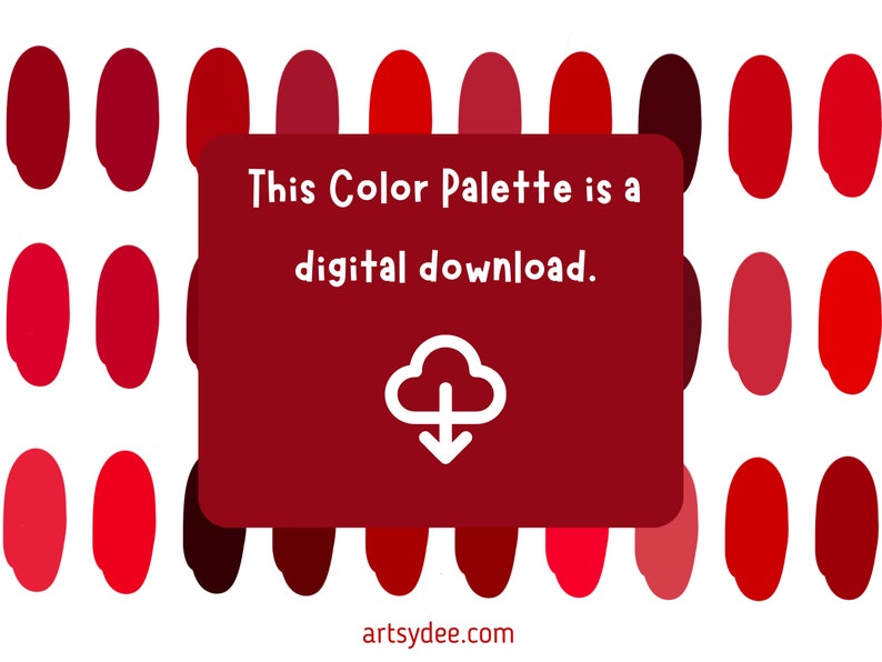 Red Color Palette Procreate, Hair Color Swatches, Red Hair Color ...