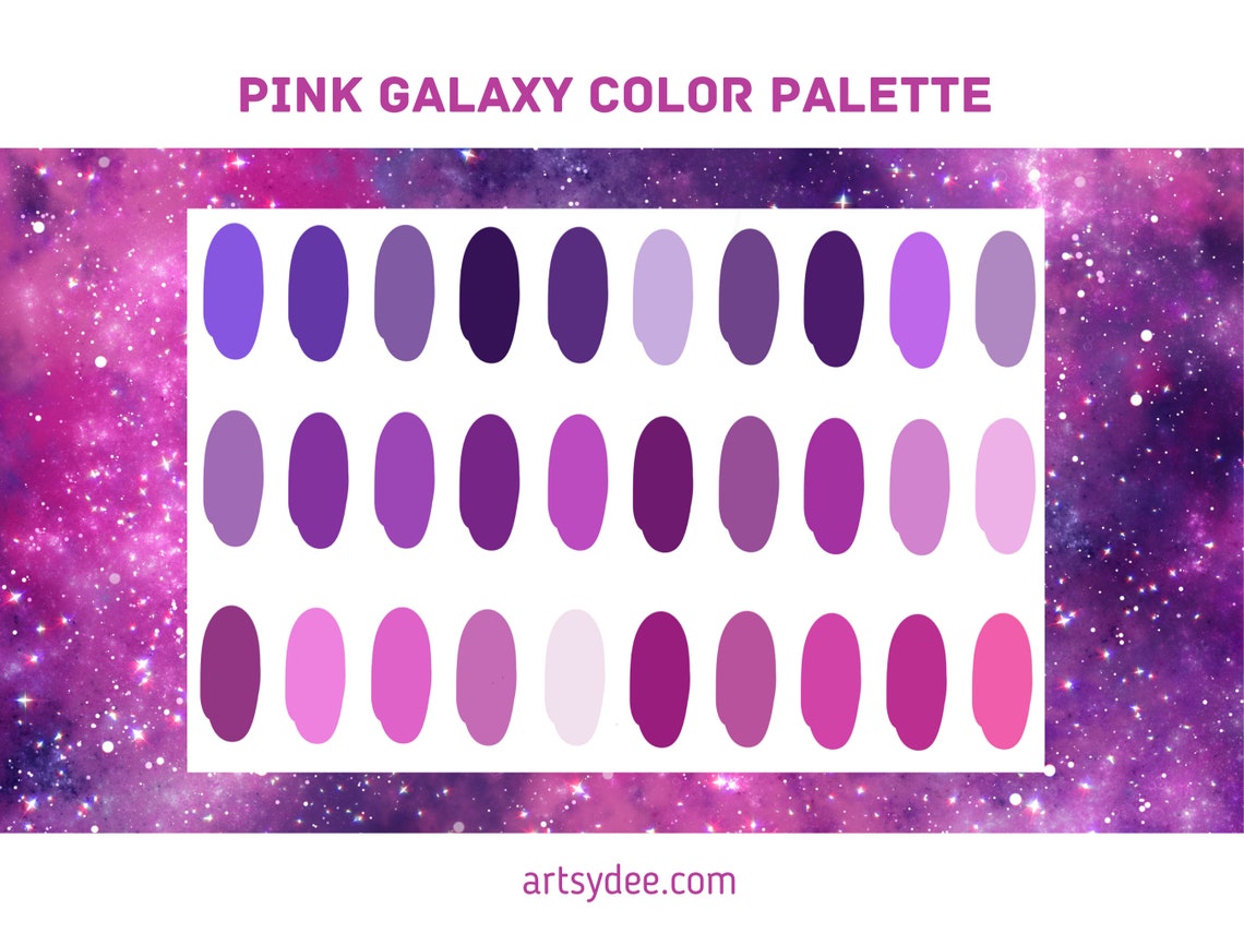 Galaxy Color Palette, Procreate Palette, Color Palette, Procreate ...