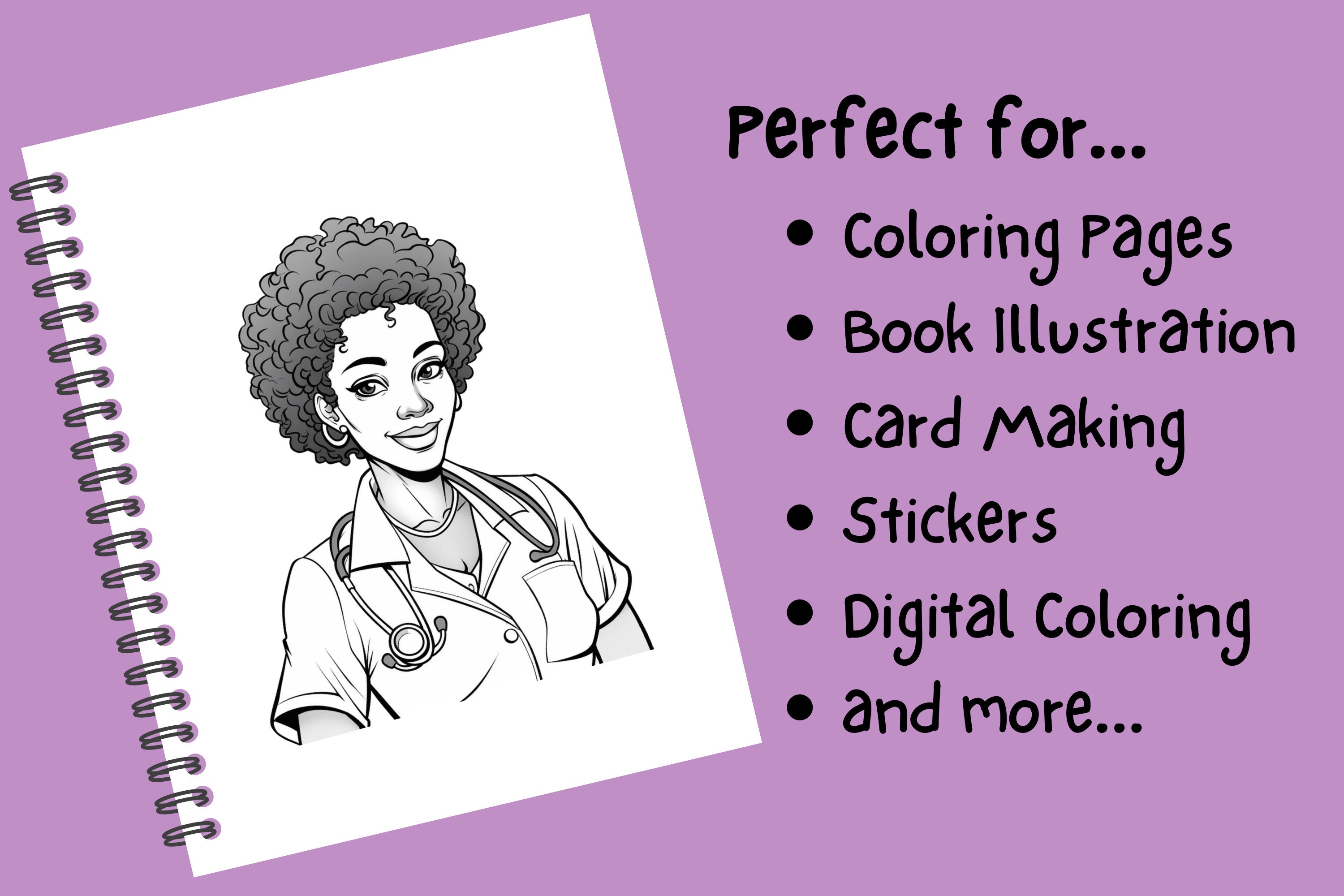 Digi Stamp Nurse, Digi Stamp, Nurse, Doctor, Card Making, Digital ...