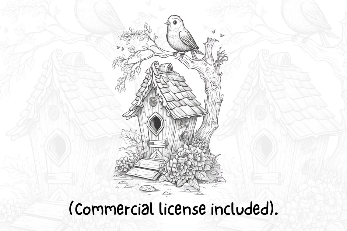 Cute Bird Digi Stamp, Procreate Stamp, Digi Stamp, Digital Stamp, Bird ...