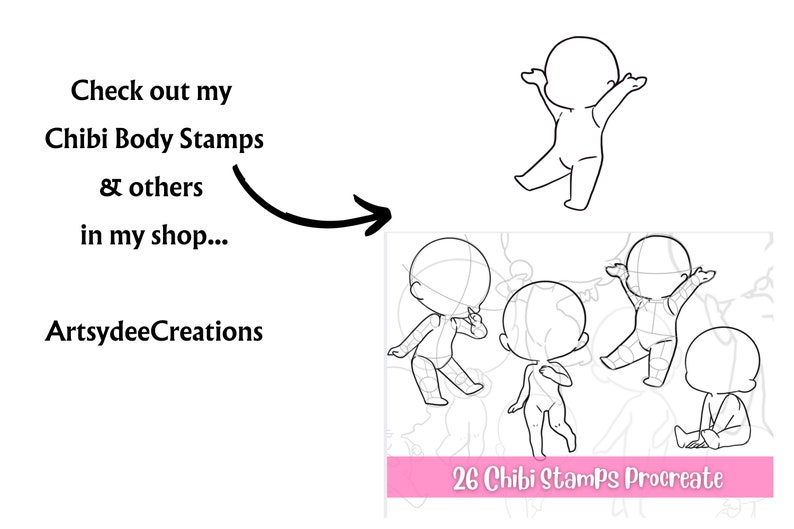 30 Chibi Heads for Procreate, Chibi Faces, Chibi Hair, Chibi Procreate ...