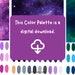 Galaxy Color Palette, Procreate Palette, Color Palette, Procreate ...