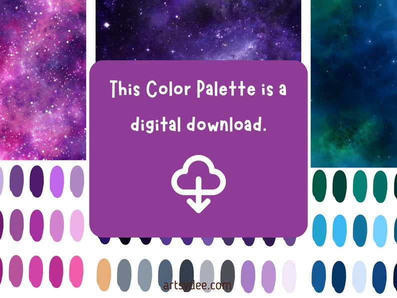 Galaxy Color Palette, Procreate Palette, Color Palette, Procreate ...
