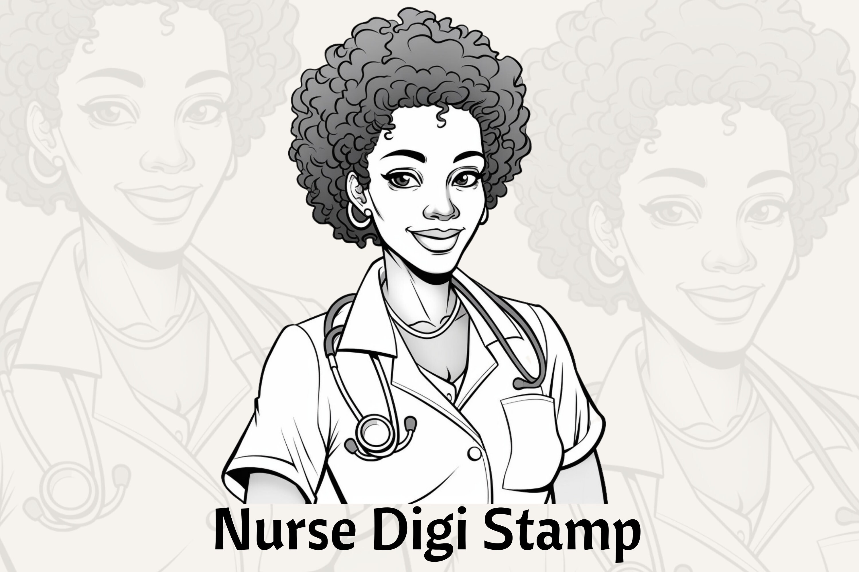 Digi Stamp Nurse, Digi Stamp, Nurse, Doctor, Card Making, Digital ...