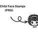 29 Chibi Faces PNG Bundle, Chibi Head, Chibi PNG, Chibi Procreate ...