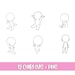Chibi SVG / PNG, Chibi Poses, Anime SVG, Chibi Anime Svg, Chibi Anime ...