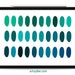 Sea Color Palette Procreate, Procreate Green, Ocean Color Palette ...