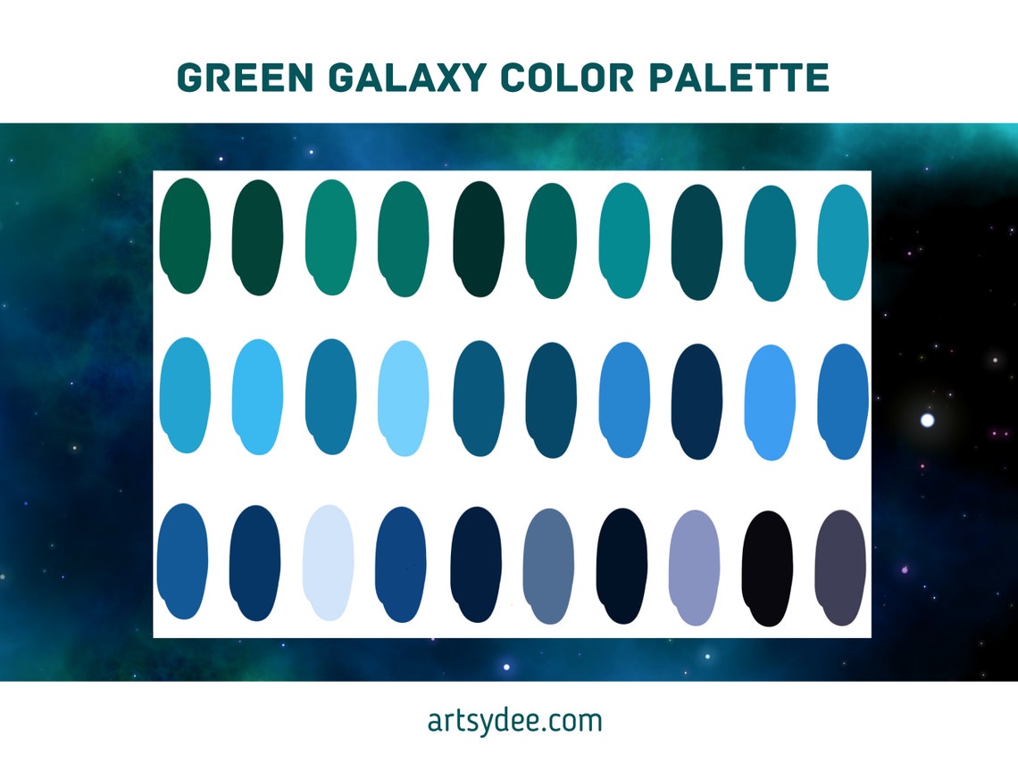 Galaxy Color Palette, Procreate Palette, Color Palette, Procreate ...