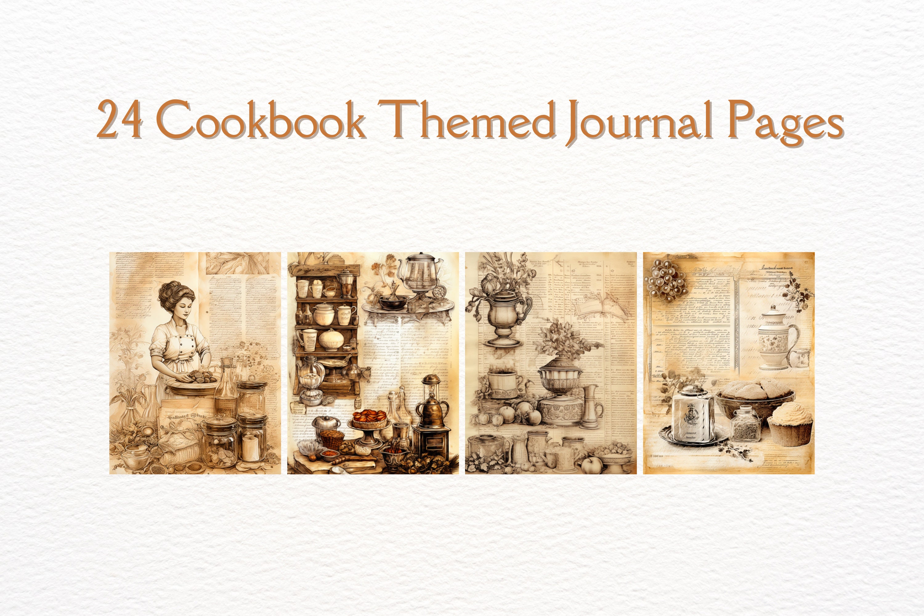 Baking Junk Journal, Baking Journal, Junk Journal Pages, Cooking Junk ...
