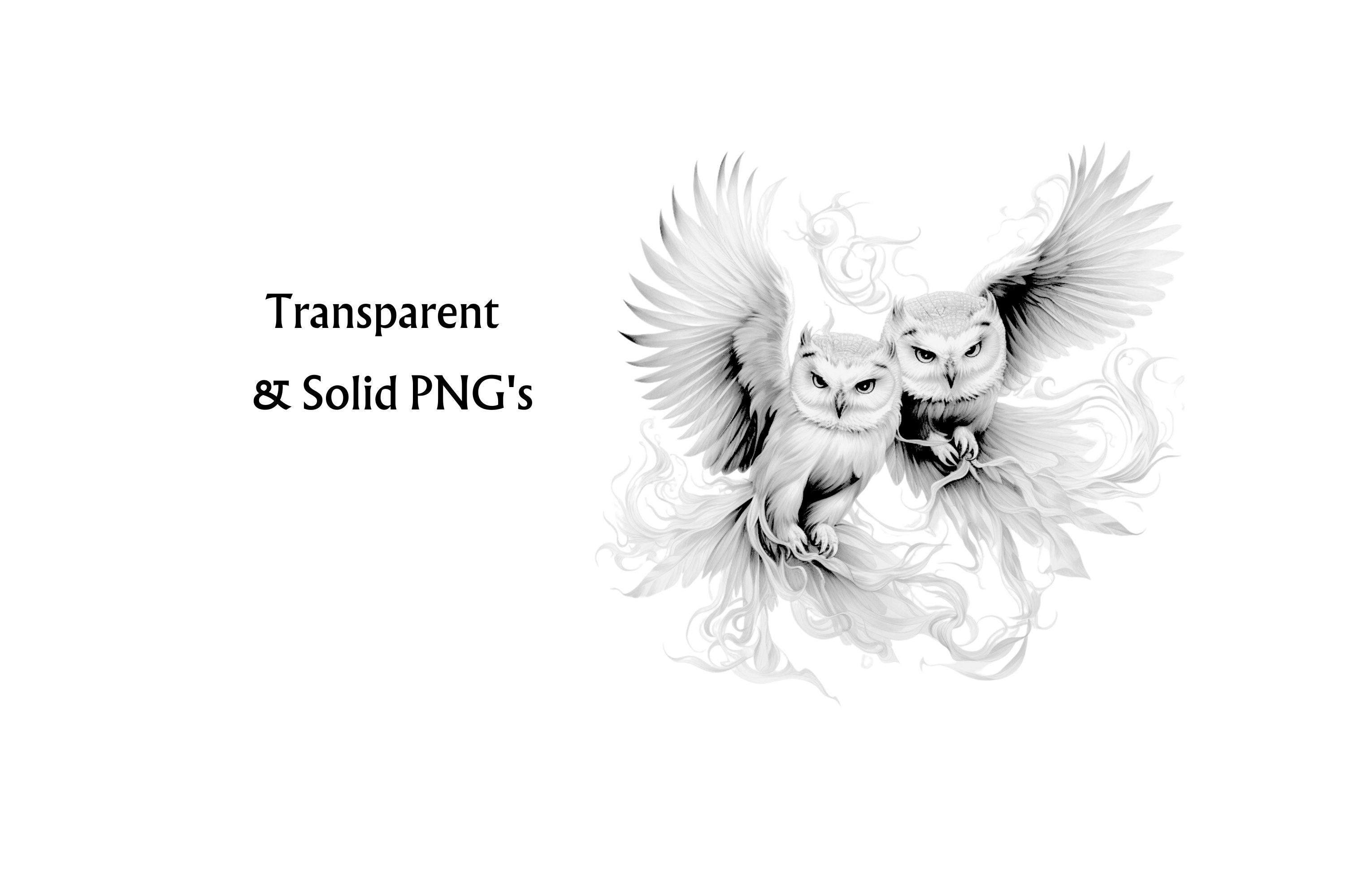 34 Owl Stamps, Owl Clipart, Owl Line Art, Whimsical Owl, Owl Stamp ...