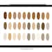 Wheat Blonde Hair Color Palette Procreate, Hair Color Swatches, Blonde ...
