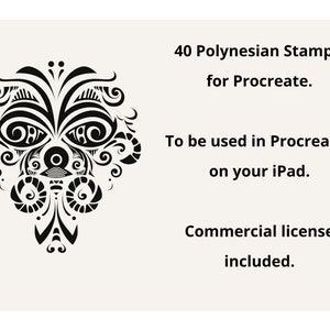 Polynesian Procreate Stamps, Procreate Stamps, Procreate Tattoo ...